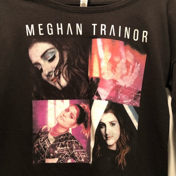 meghan trainor | Tops | Meghan Trainor Black Long Sleeve Concert Tee ...